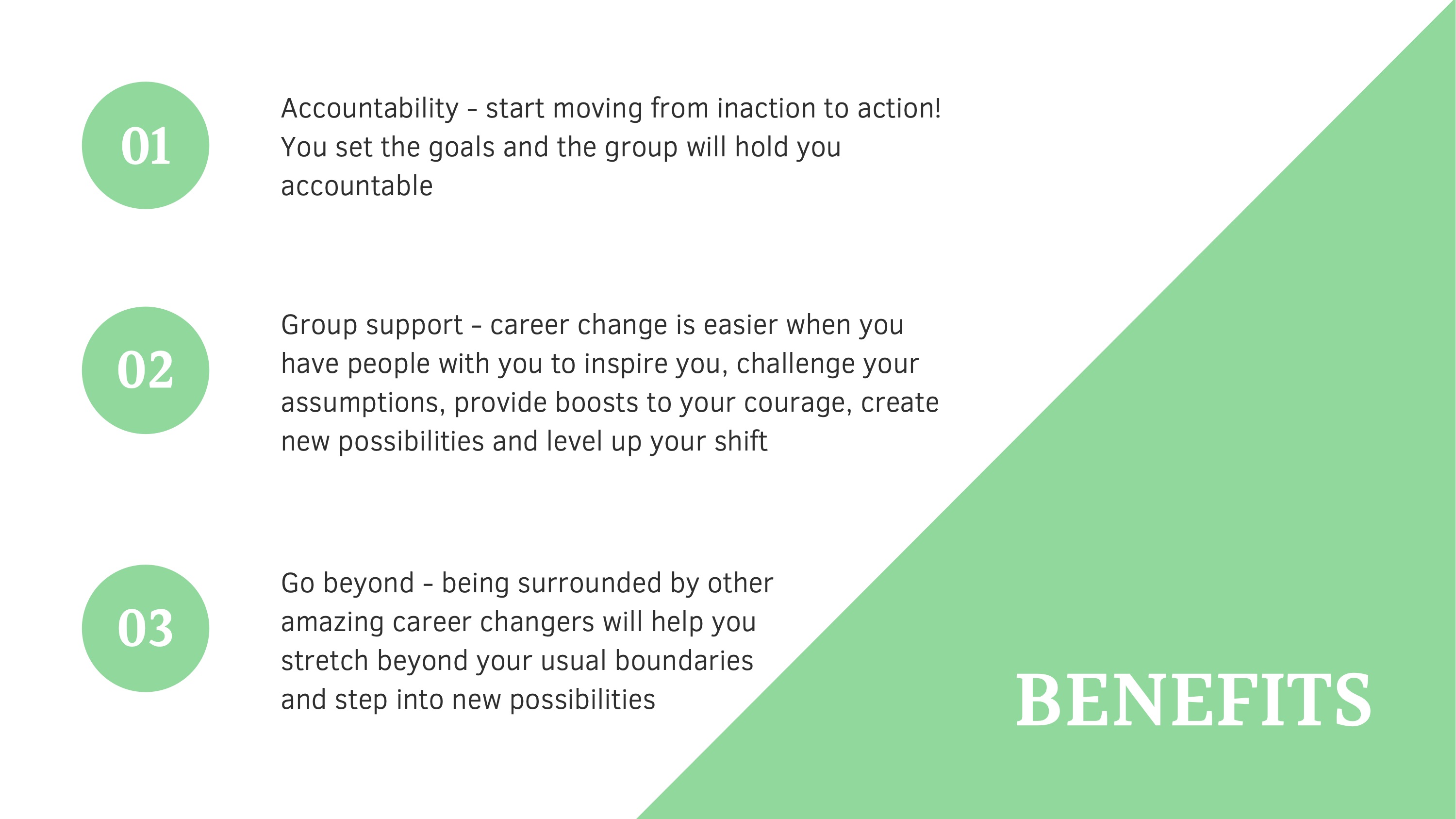 REIGNITE – Career Change Intensive Mastermind!